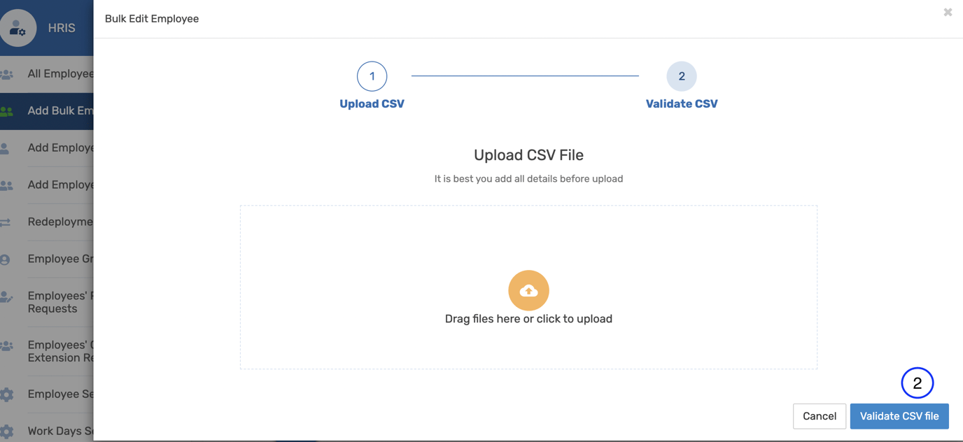 How to bulk edit or bulk update employee information
